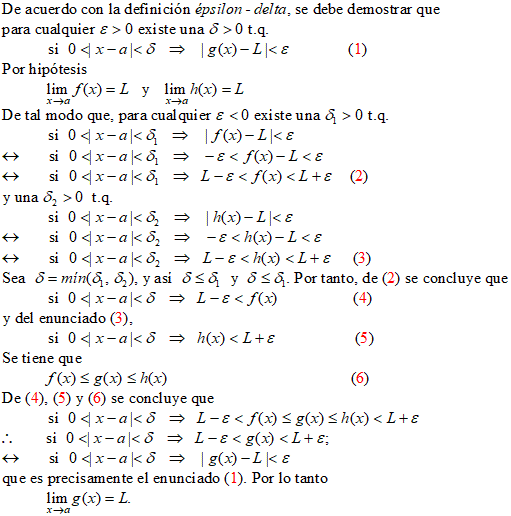 Teorema de estricción