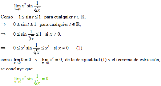 Teorema de estricción