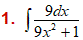Integrales que producen funciones trigonométricas inversas